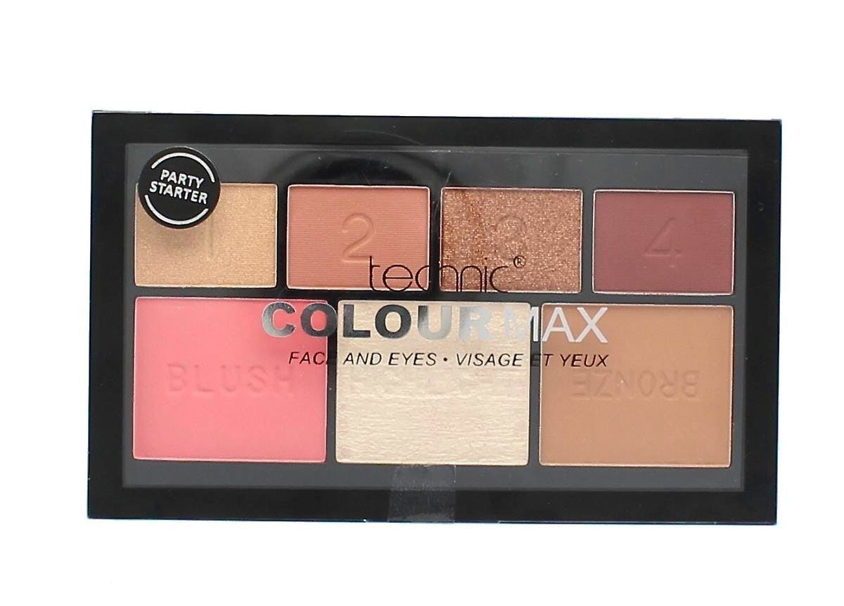 Technic Colour Max Face & Eyeshadow Party Starter Palette 1 stk - 44.95 ...