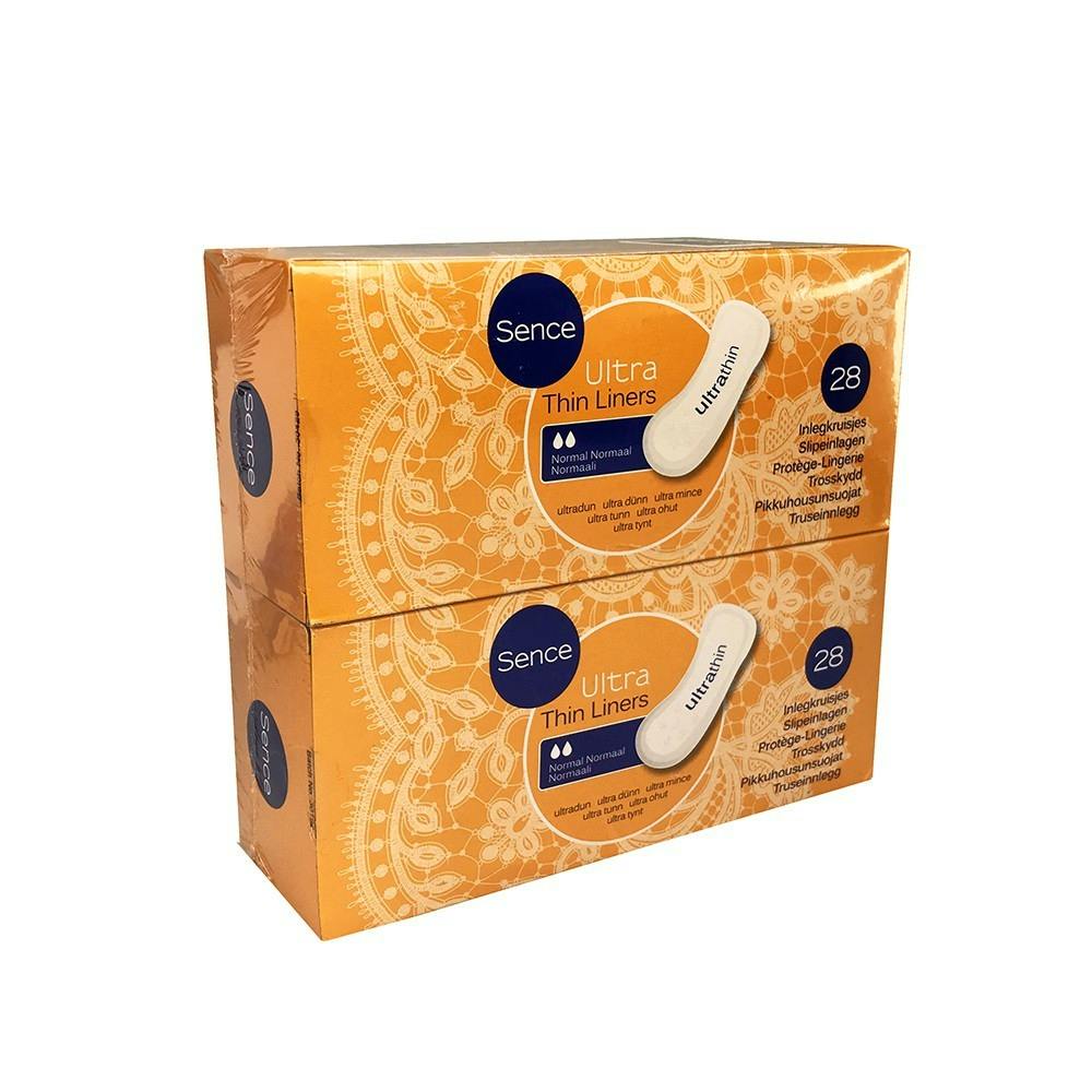 Sence Ultra Thin Liners 2 x 28 stk - 15.95 kr