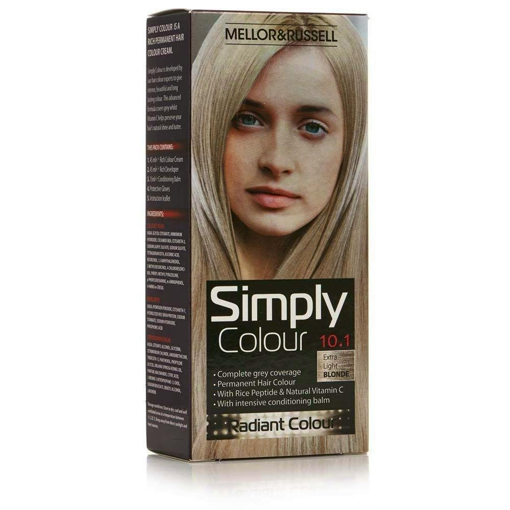 Mellor & Russell Simply Colour 10.1 Extra Light Blonde 1 pcs - £1.89