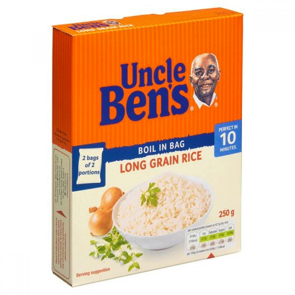 Uncle Ben's Long Grain Rice 250 g - 1.59 EUR - luxplus.nl