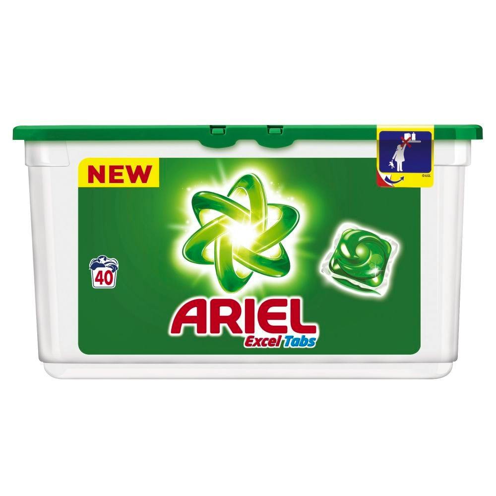Ariel Excel Tabs Regular 40 kpl – 9.45