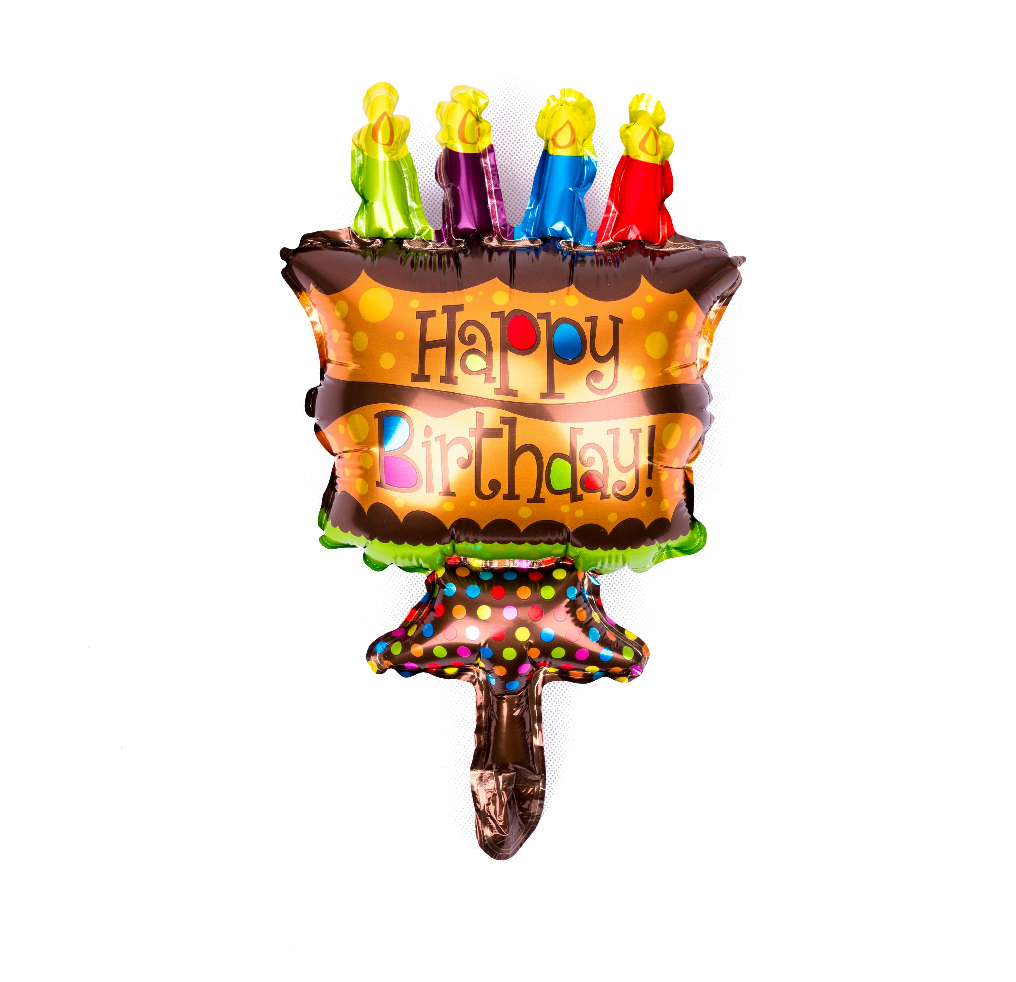 BasicsHome Folie Figur Ballon Happy Birthday 1 stk - 12.95 kr