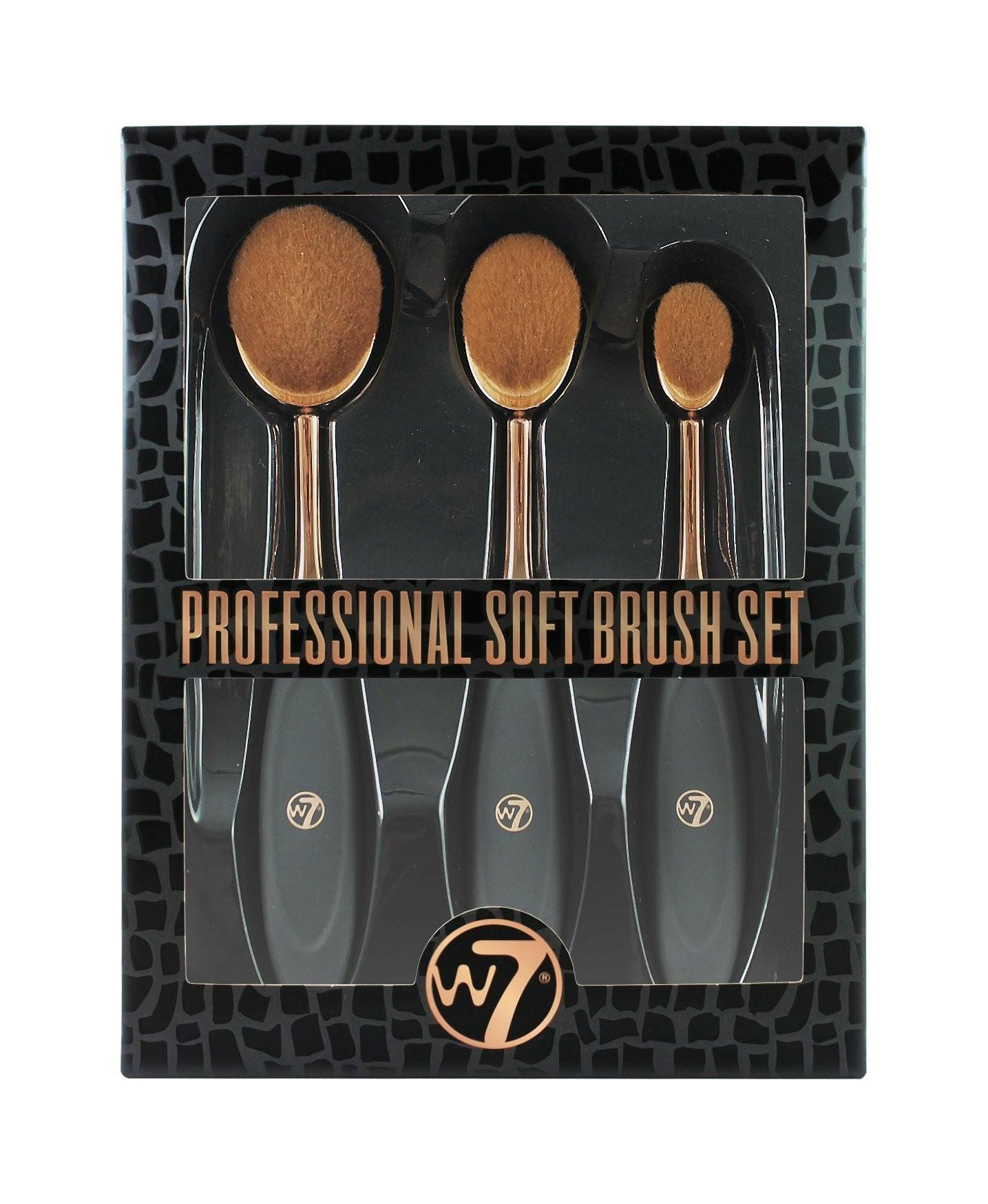 W7 Professional Soft Brush Set 3 stk - 55.95 kr