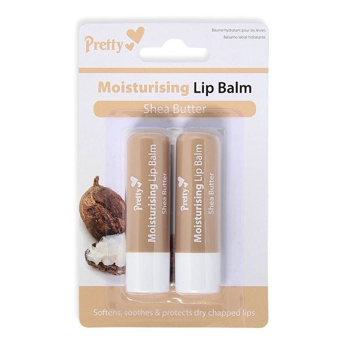 Pretty Moisturising Lip Balm Shea Butter 2 x 4,3 g - 12.95 kr