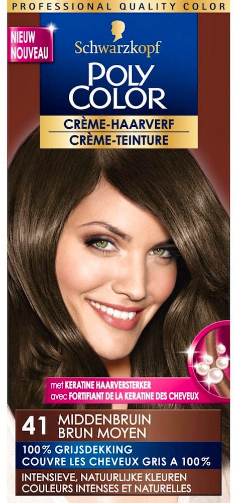 Schwarzkopf Poly Color 41 Medium Brown 1 pcs - £2.75