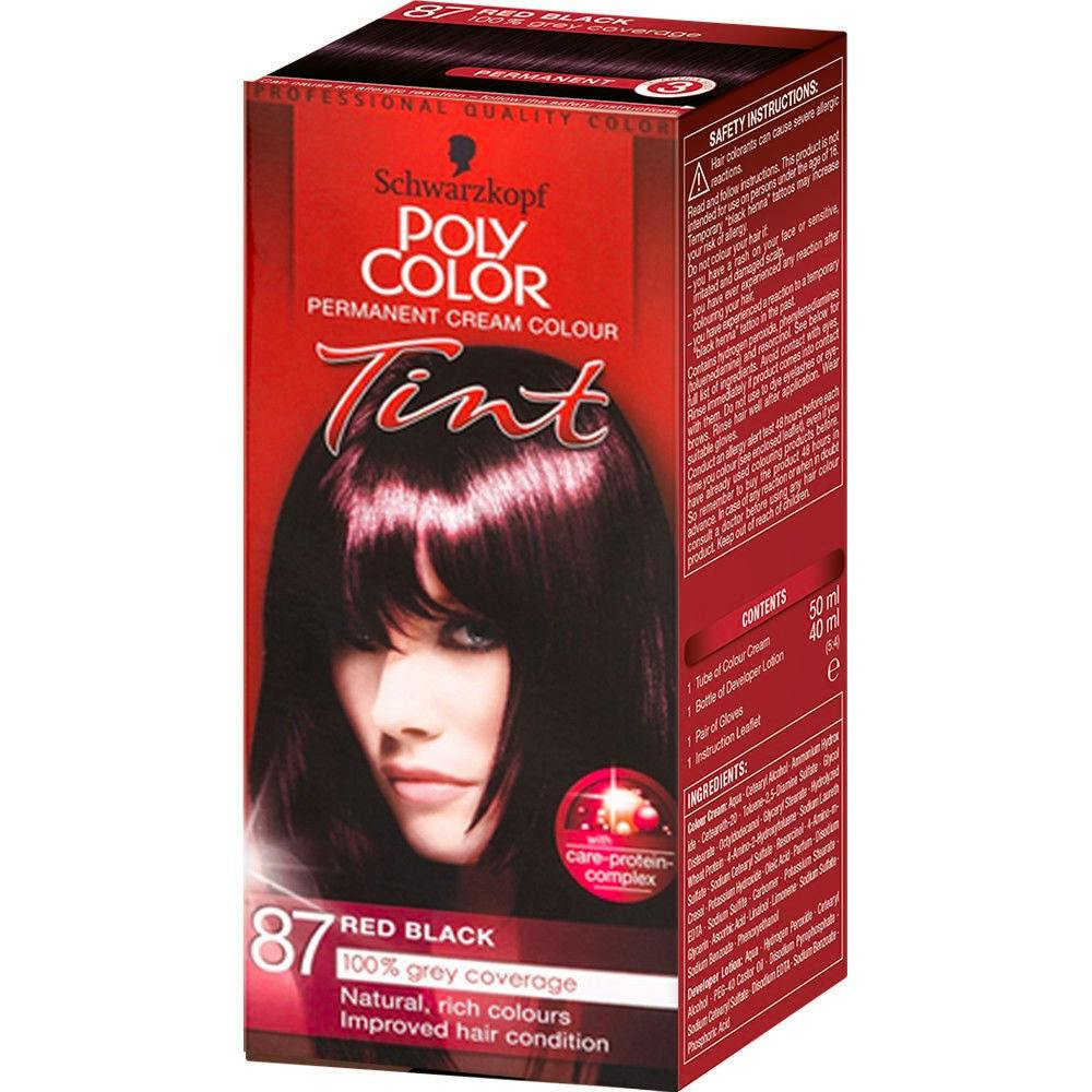 Schwarzkopf Poly Color 87 Red Black 1 pcs - £2.99
