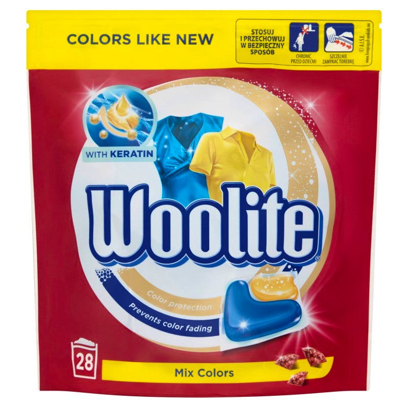 Woolite Mix Colors Keratin Capsules 28 pcs - £4.99