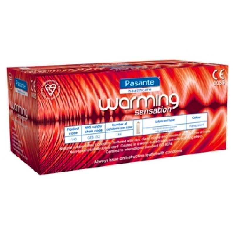Pasante Warming Sensation Bulk Pack 144 stk - 199.95 kr + Fri Frakt og Ingen Toll