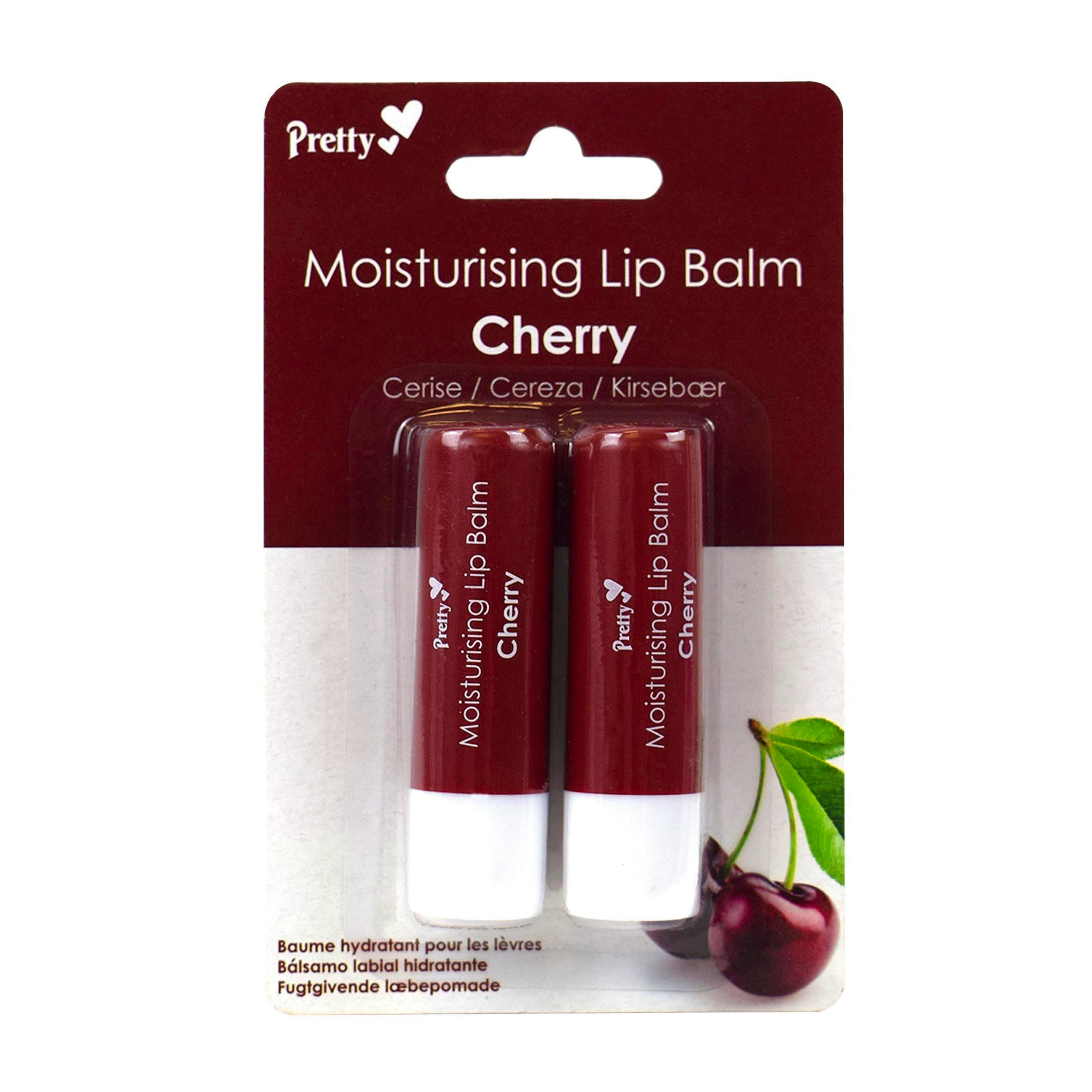 Pretty Moisturising Lip Balm Cherry 2 x 4,3 g - 12.95 kr