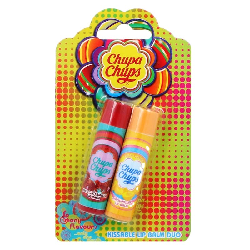 Chupa Chups Lip Balm Duo Watermelon And Peach 2 X 4 G 21 95 Kr Fri