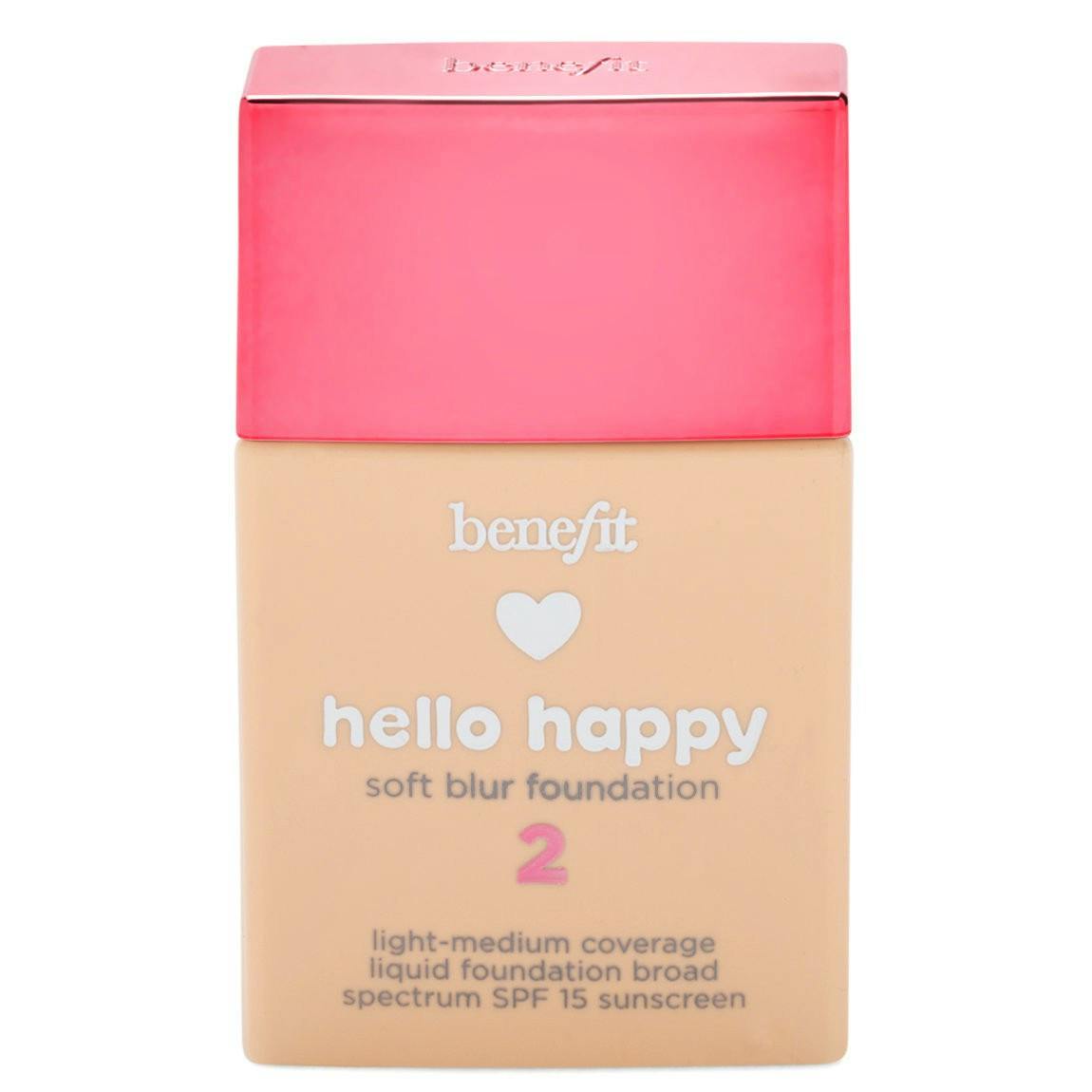 Benefit Hello Happy Soft Blur Foundation 02 Light Warm 30 ml - 169.95 kr