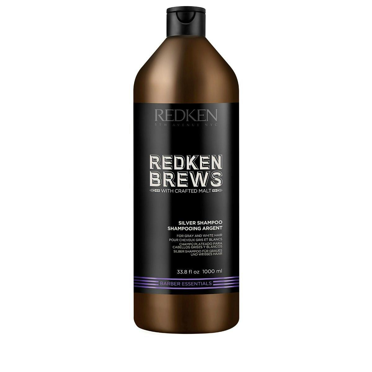 Redken Brews Silver Shampoo 1000 ml - 259.95 kr + Fri Frakt og Ingen Toll