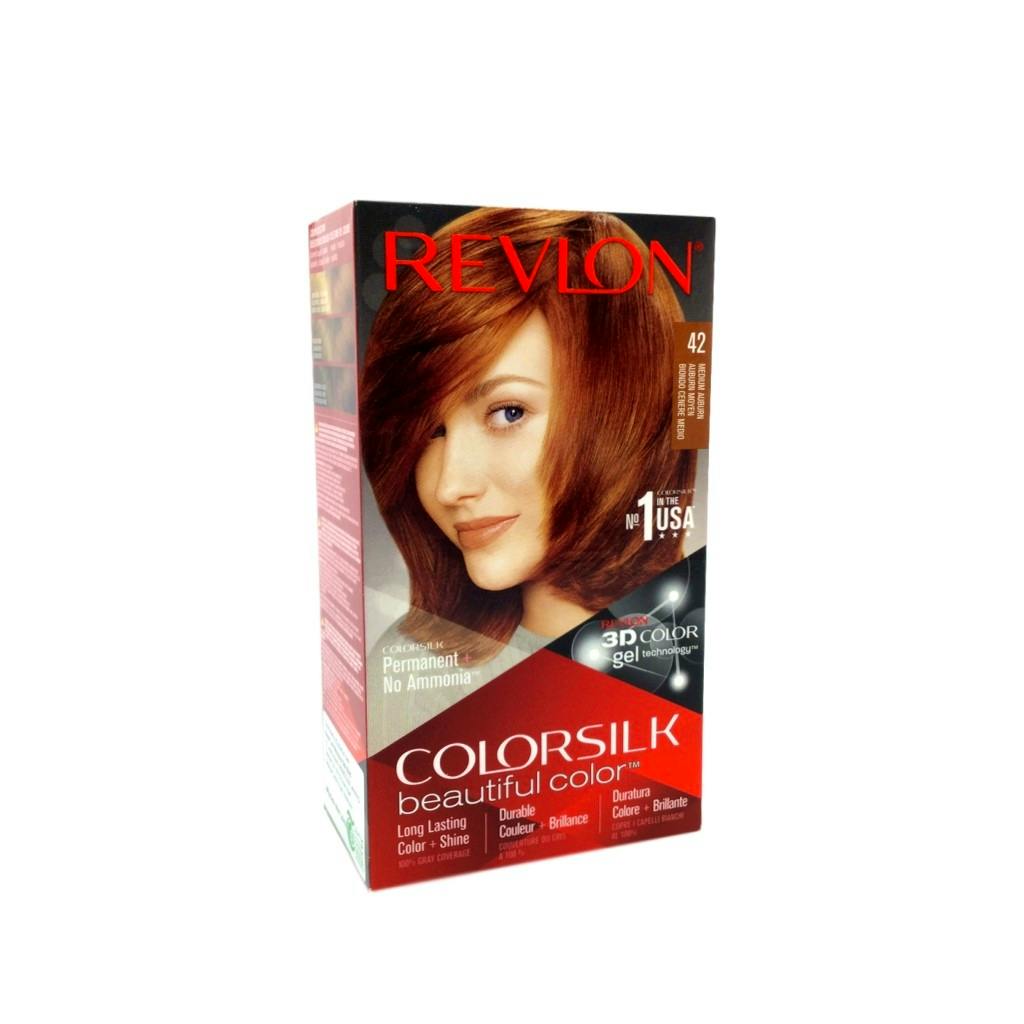 Revlon Colorsilk Permanent Haircolor 42 Medium Auburn 1 pcs - £2.99