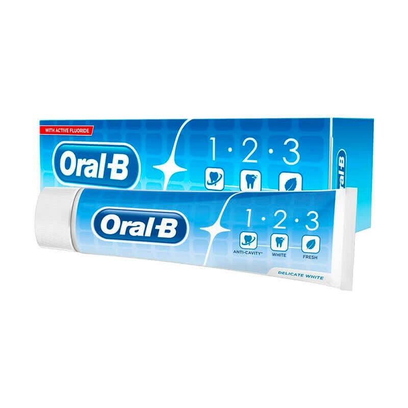 Oral-B 123 Delicate White Toothpaste 100 ml - £1.85