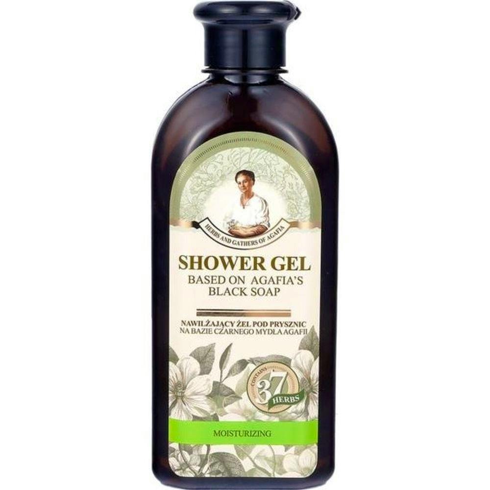 Babuszka Agafia Moisturizing Black Soap Shower Gel 350 ml - 17.95 kr
