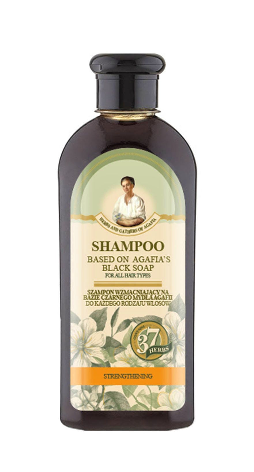 Babuszka Agafia Strengthening Black Soap Shampoo 350 ml - 21.95 kr