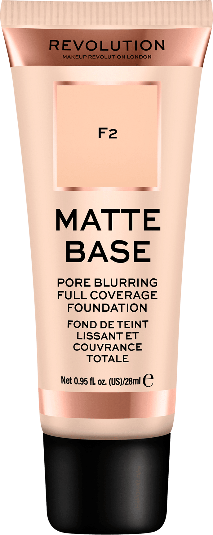 Revolution Makeup Matte Base Foundation F2 28 ml - £3.25