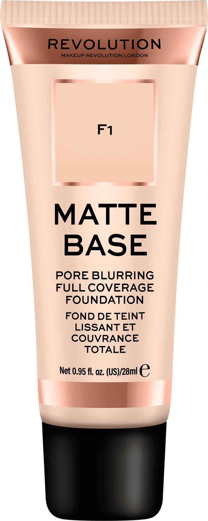 Revolution Makeup Matte Base Foundation F1 28 ml - 45.95 kr + Fri Frakt ...