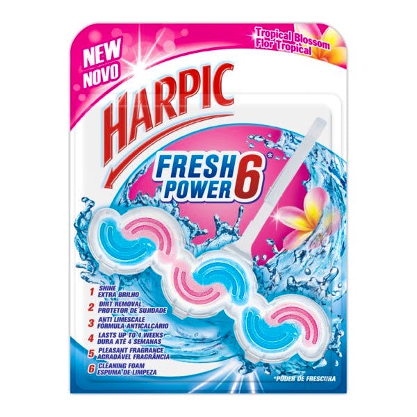 Harpic Fresh Power 6 Tropical Blossom 39 g – 2.25