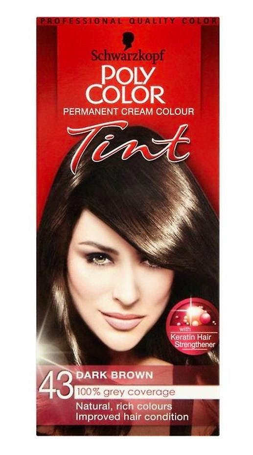 Schwarzkopf Poly Color 43 Dark Brown 1 stk - 39.95 kr + Fri Frakt og ...