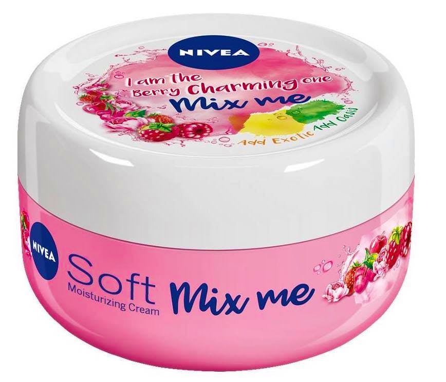 NIVEA Soft Mix Me Cream Berry Charming 100 ml - 21.95 kr