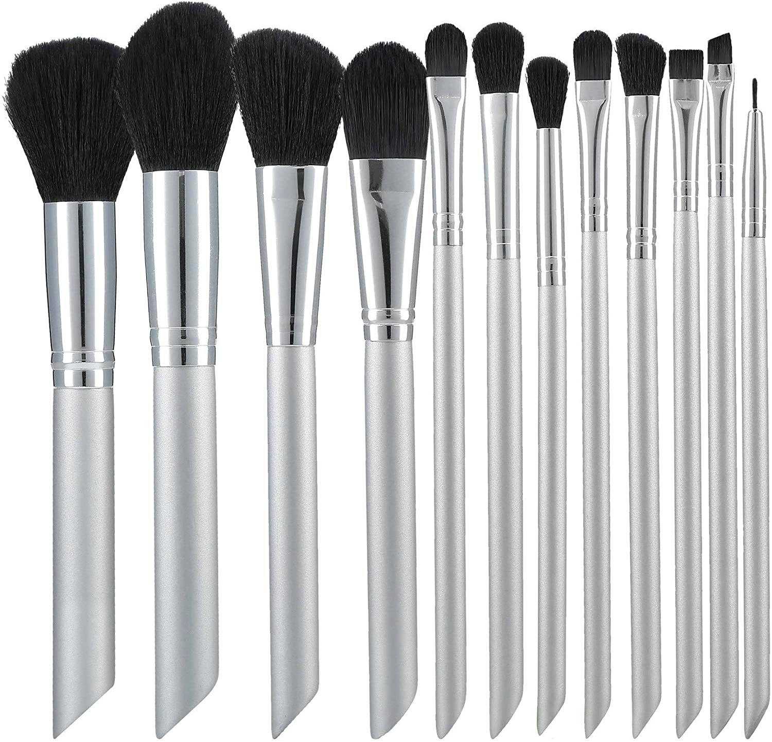 Tools For Beauty Makeup Brush Set Grey 12 pcs - £5.25