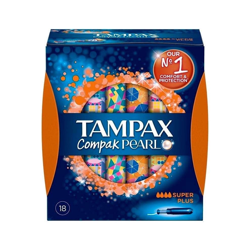 Tampax Compak Pearl Super Plus 18 pcs - £2.99