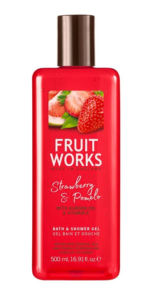 Fruit Works Strawberry & Pomelo Bath & Shower Gel 500 ml - £3.45