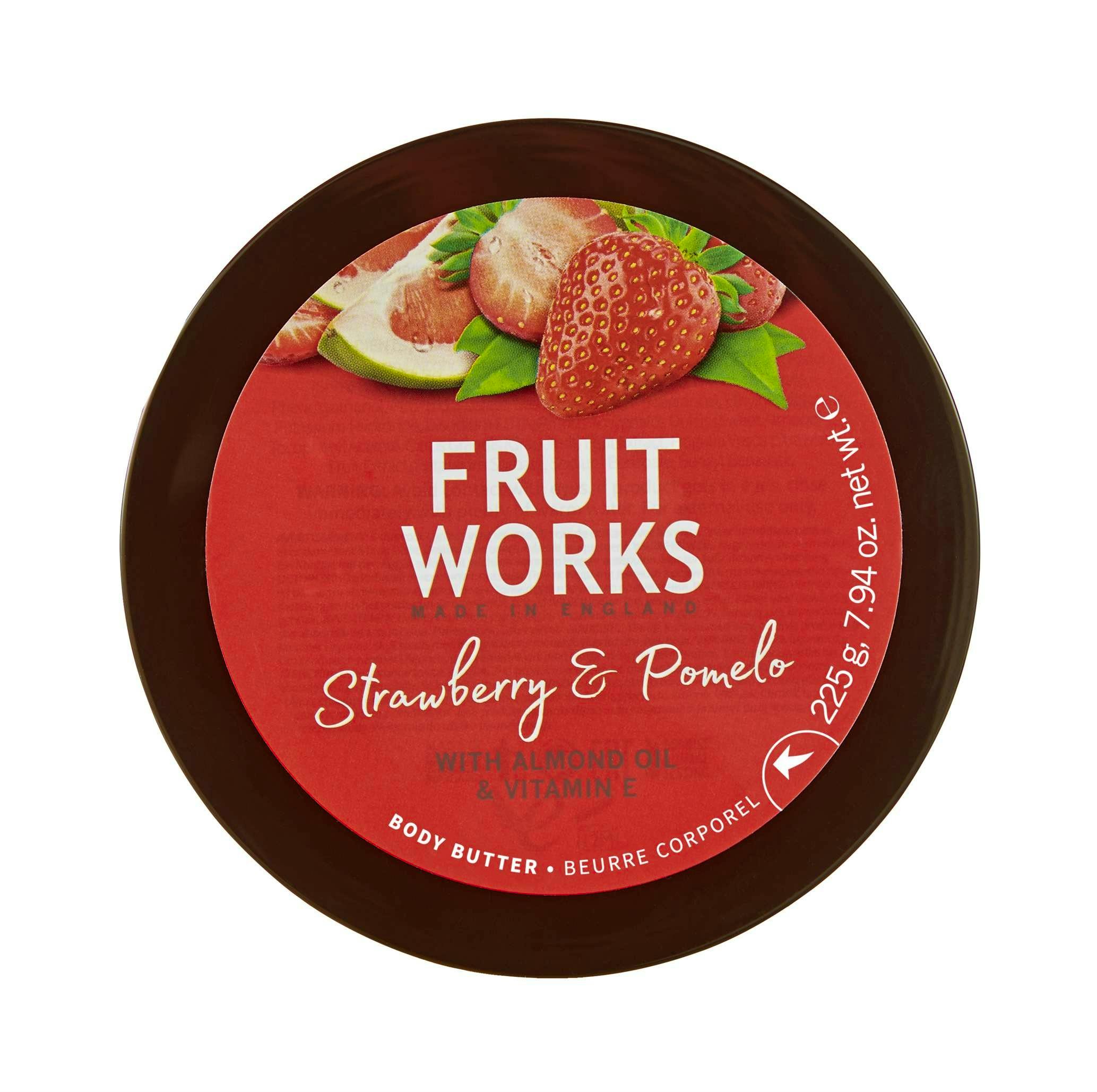 Fruit Works Strawberry & Pomelo Body Butter 225 g - £2.45