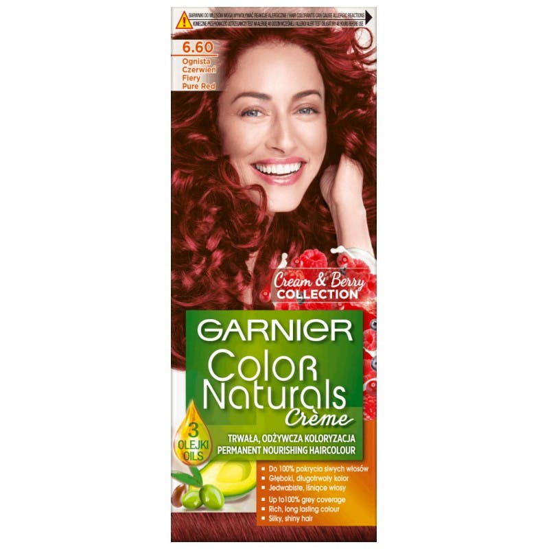 Garnier Color Naturals 6.60 Fiery Pure Red 1 stk - 25.95 kr