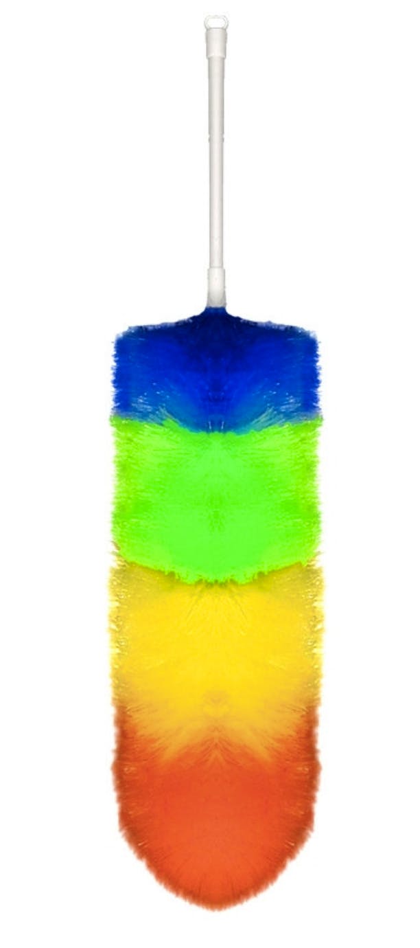 G. Funder Nylon Regenboog Afstoffer Met Stok 1 st - 1.29 EUR - luxplus.nl