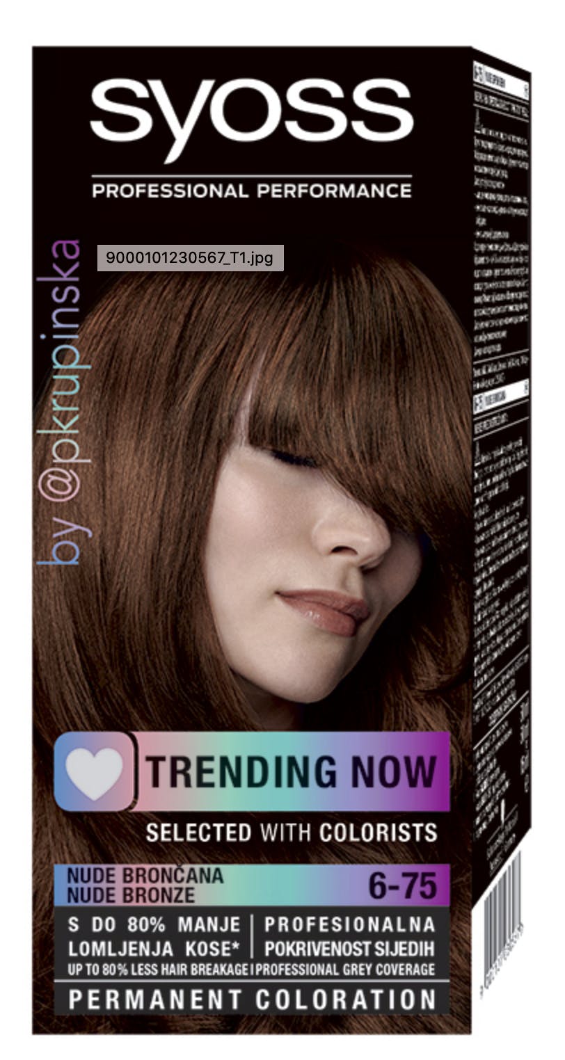 Syoss Salonplex 6.75 Nude Bronze 1 st - 1.99 EUR - luxplus.nl