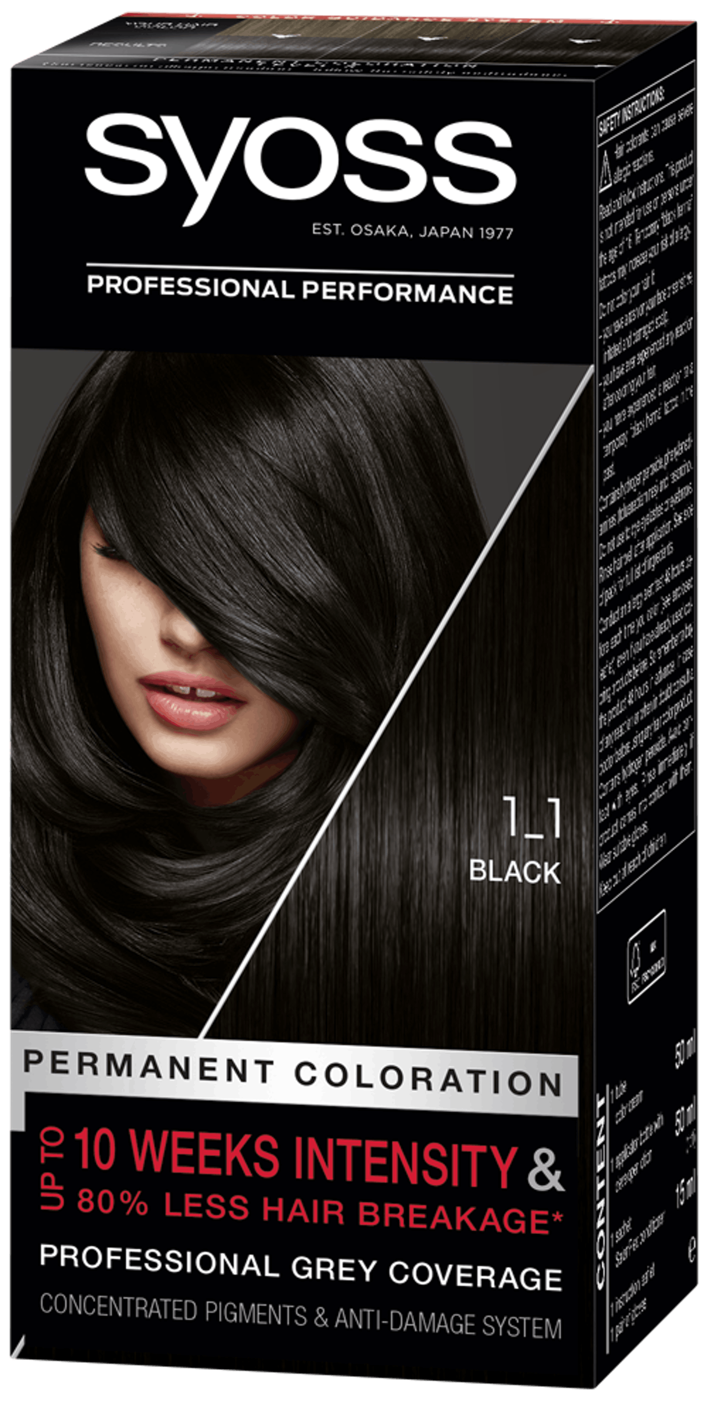 Syoss Salonplex 1.1 Black 1 pcs - £2.99