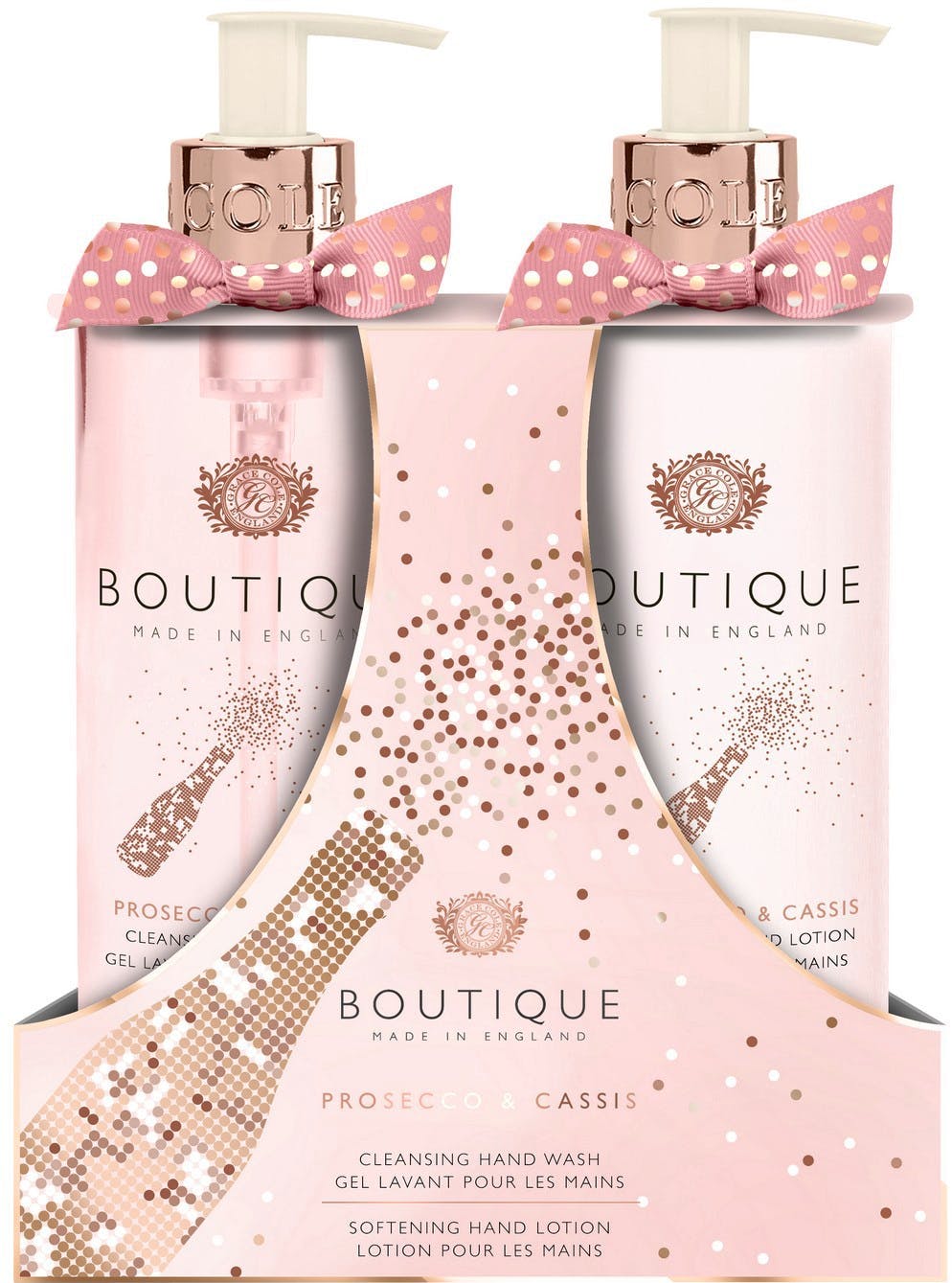 The Boutique Collection Prosecco & Cassis Hand Care Duo 2 x 500 ml - 79 ...
