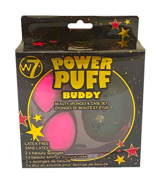 W7 Power Puff Buddy Beauty Sponges & Case Set 3 stk - 35.95 kr