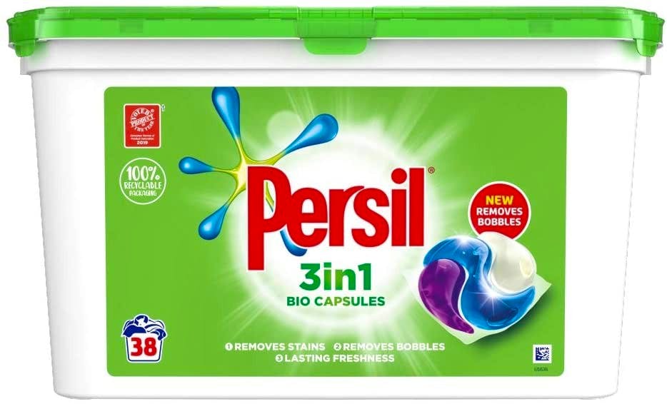Persil 3 in 1 Power Caps Bio 38 pcs - £8.99