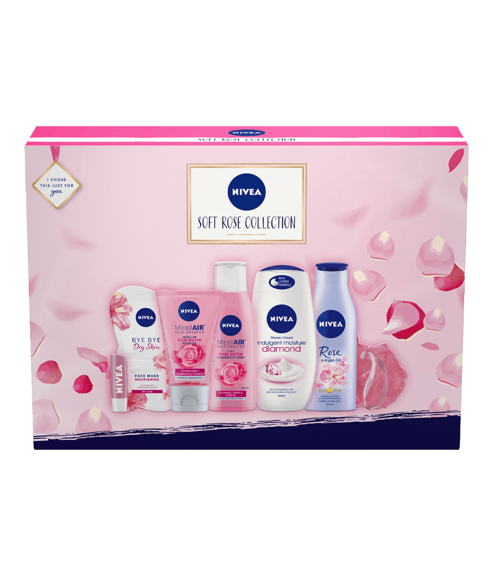 Nivea Soft Skin Treat Rose Gift Set 150 Ml 2 X 200 Ml 250 Ml 2 X nivea-soft-skin-treat-rose-gift-set-150-ml-2-x-200-ml-250-ml-2-x