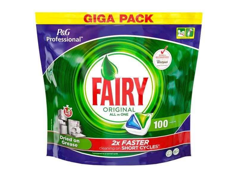 Fairy Original All In One Dishwasher Tabs 100 stk - 99.95 kr