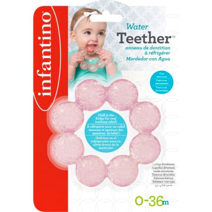 Infantino Bidering Med Vand Lyserød 0-36M 1 stk - 29.95 kr