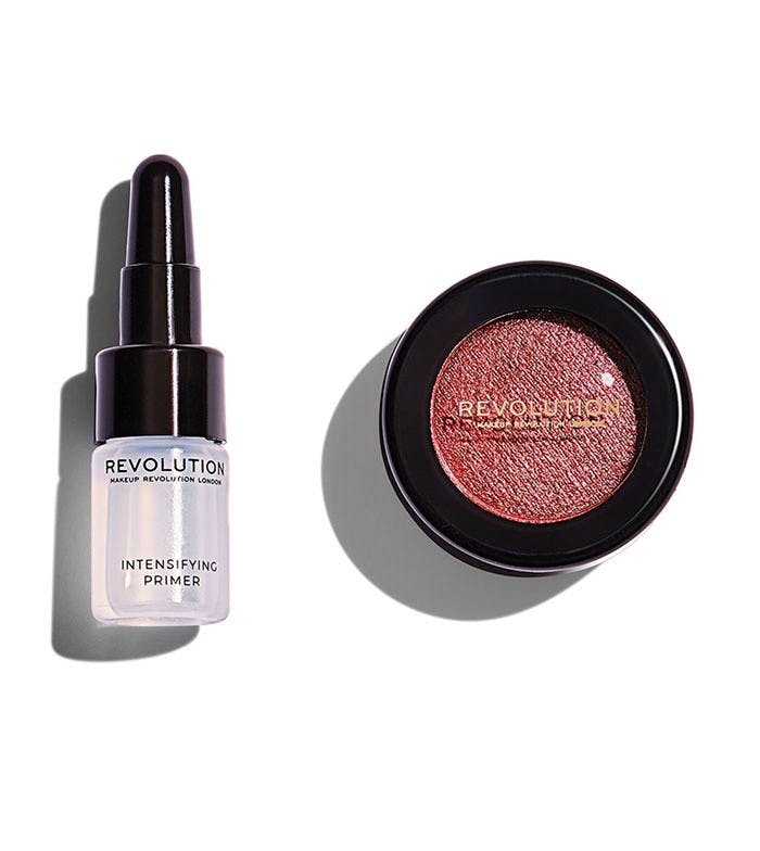 Revolution Makeup Flawless Foils Rose Gold Primer & Eyeshadow Set 2 ml ...