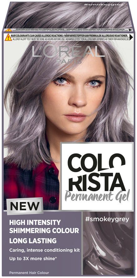 L'Oréal Paris Colorista Permanent Gel Silver Grey 1 stk - 39.95 kr