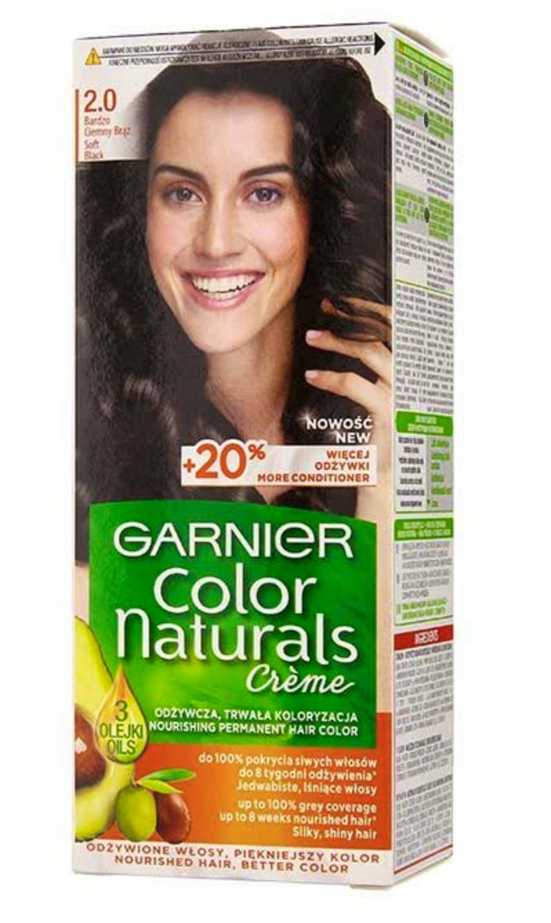 Garnier Color Naturals 2.0 Soft Black 1 pcs - £2.45