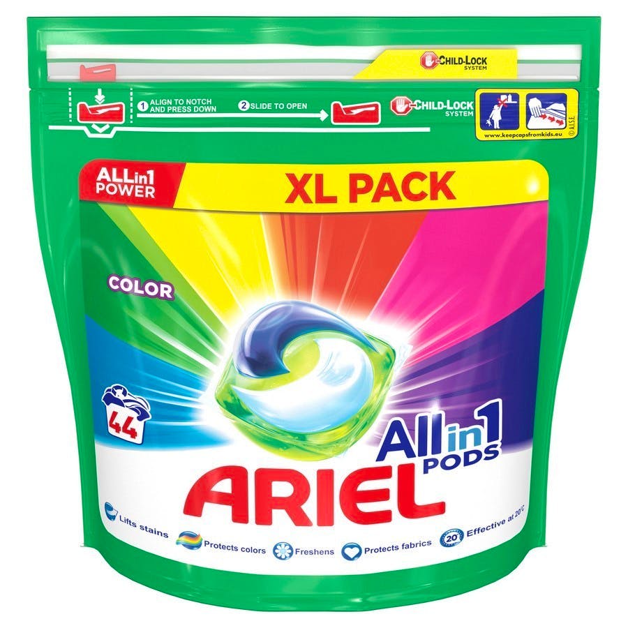 Ariel All-In-1 Pods Colour 44 st - 10.99 EUR - luxplus.nl