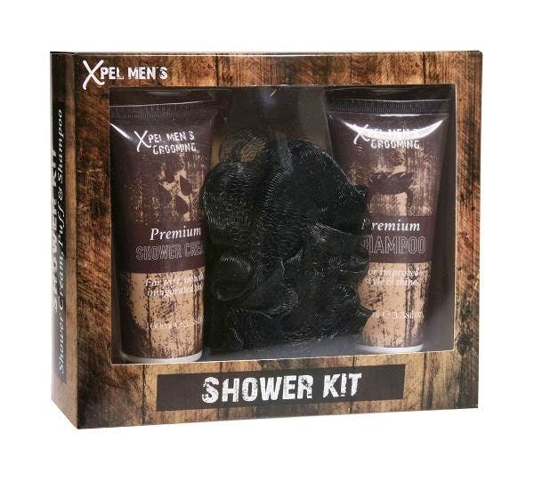 Xpel Men's Grooming Set Shower Gel & Shampoo 100 ml +100 ml + 1 pcs - £2.25