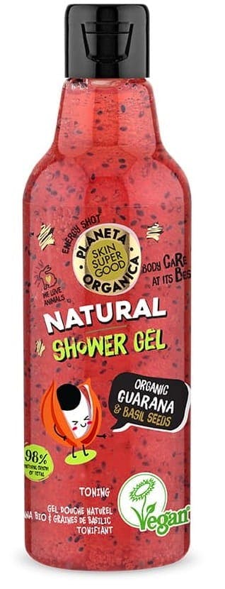 Planeta Organica Guarana And Basil Shower Gel 250 Ml £245 4361