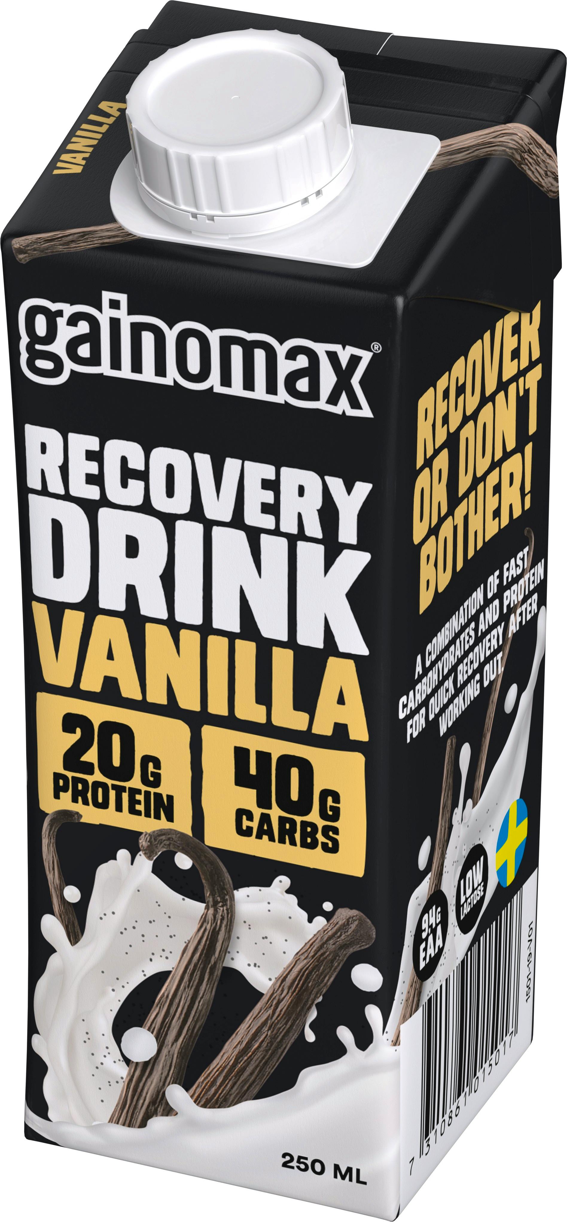Gainomax Recovery Drink Vanilla 250 ml - 15.95 kr