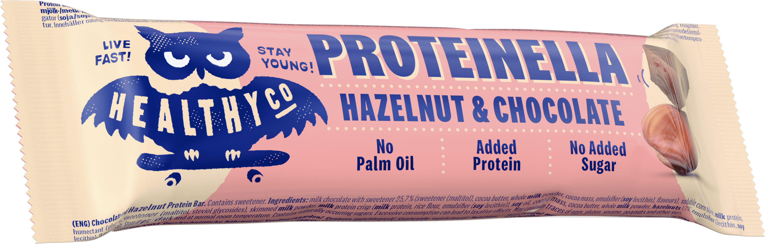 HealthyCo Proteinella Hazelnut & Chocolate Bar 35 g - 11.95 kr