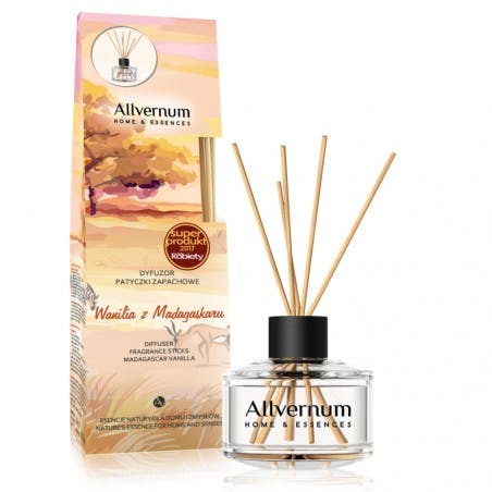 Allvernum Home Diffuser & Fragrance Sticks Madagascar Vanilla 50 ml ...