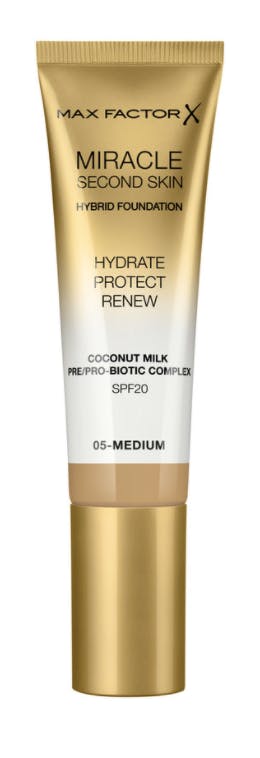 Max Factor Miracle Second Skin Foundation 005 Medium 33 ml - 95.95 kr ...