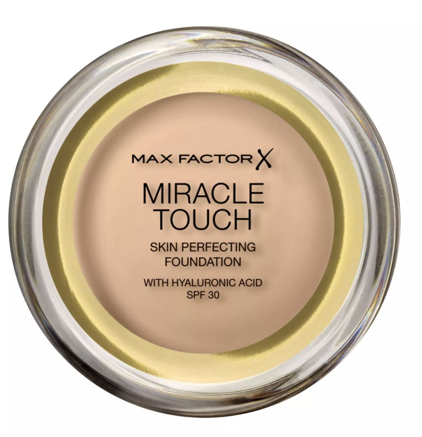 Max Factor Miracle Touch Skin Perfecting Foundation 043 Golden Ivory 12 ...